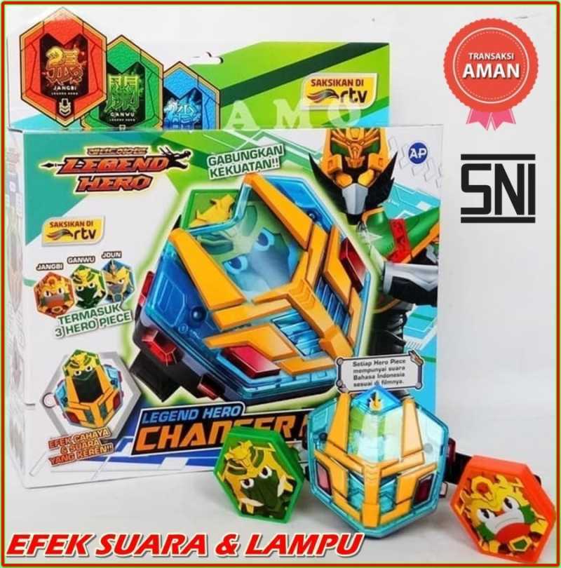 Jual NEW Mainan anak legend hero changer DX deluxe besar original ada ...