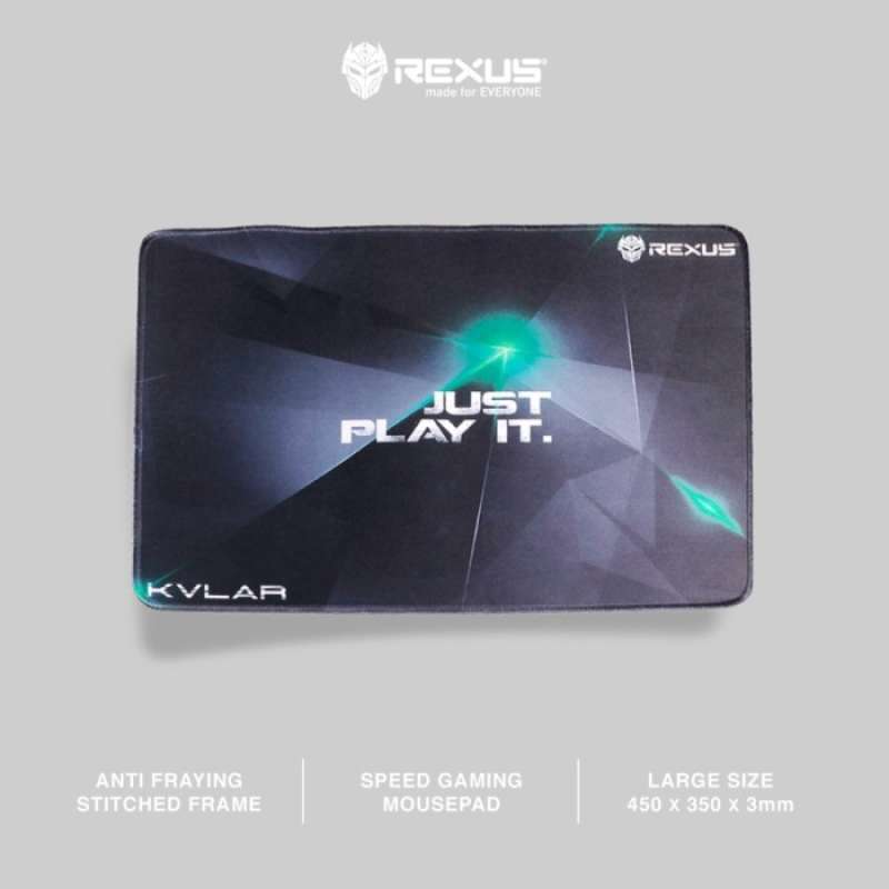 Jual Rexus Kvlar T7 Speed Edition L - Gaming Mousepad Di Seller Metalic ...