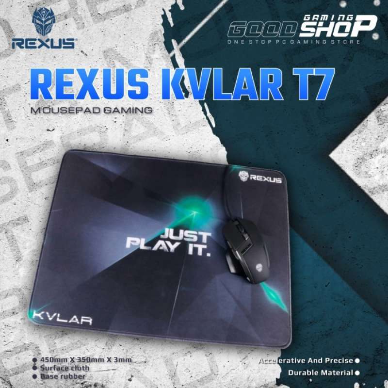 Jual Rexus Kvlar T7 Speed Edition L - Gaming Mousepad Di Seller Metalic ...