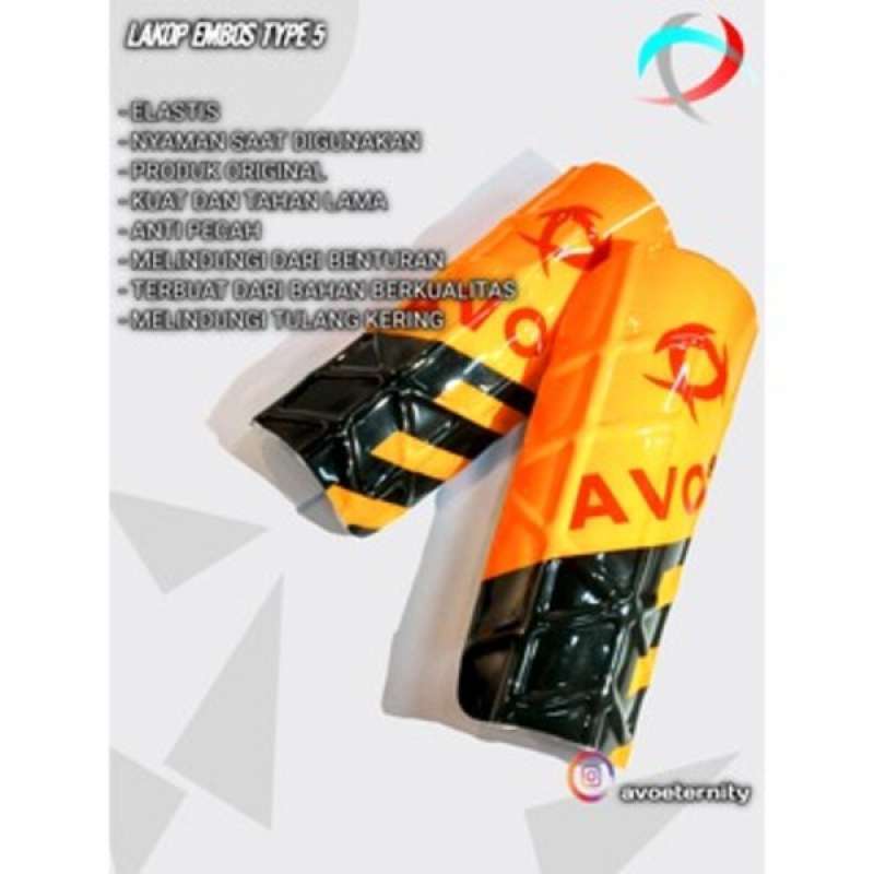 Promo AVO Lakop Embos (TYPE 05) Deker Sepak Bola/Futsal - Gold/Merah ...
