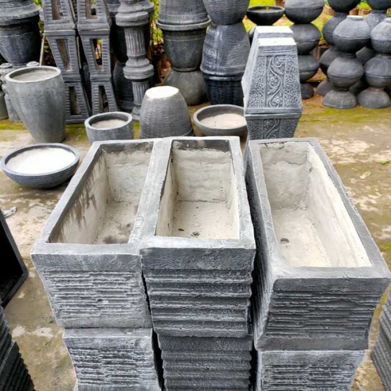 Promo pot panjang minimalis 50cm Diskon 40% di Seller JIHAN - Wanajaya ...