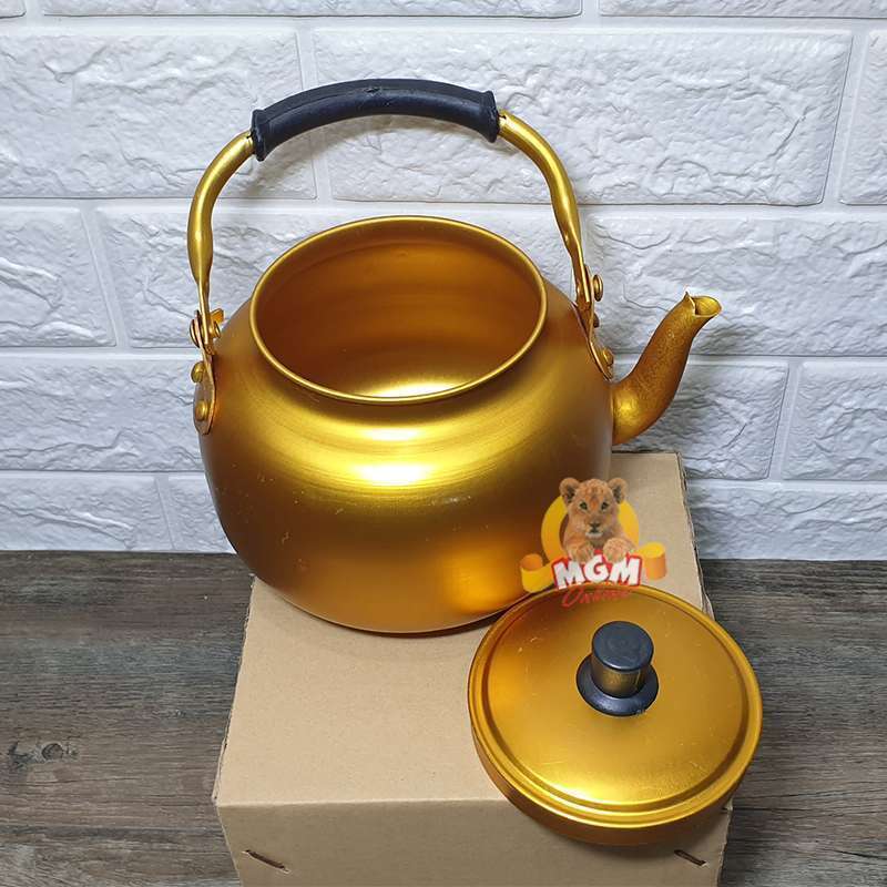 Jual Teko Alumunium Emas 2.0L Teko kuning alumunium teko arab Dubai ...