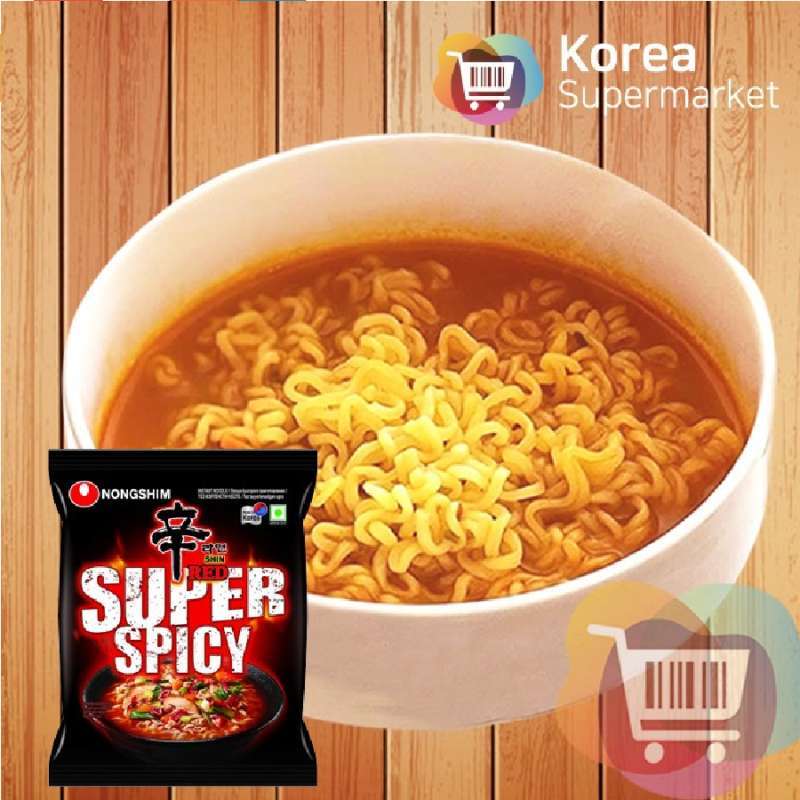 Jual Shin Ramyun Red Nongshim Shin Ramyun Red Super Spicy Pedas Ramen ...