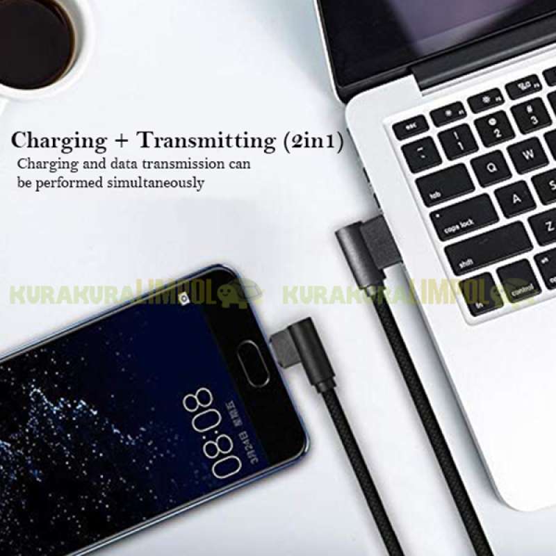 Jual Kabel Data Charger Game Gaming Bengkok L Shape Micro USB Android ...
