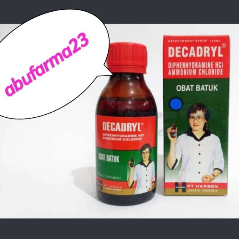 Jual Original Decadryl 120 ml Expectorant Obat Batuk Decadril ...