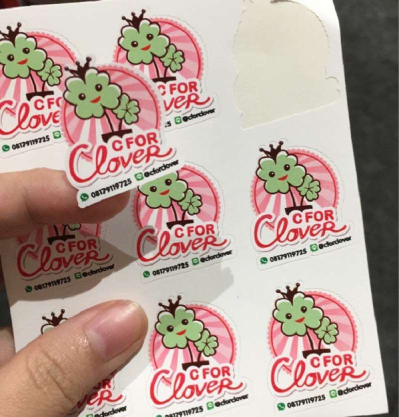 Jual [pre - Order] - Sticker Label Online Shop Custom - Cutting Stiker ...