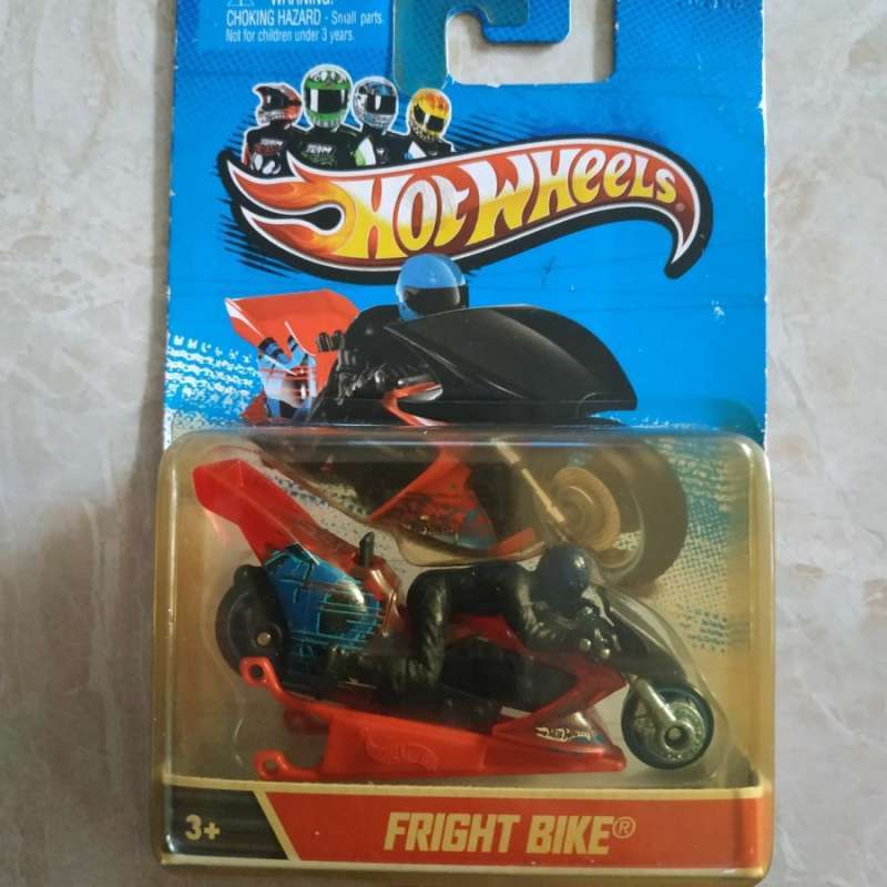 Jual Hotwheels Motor Cycles Fright Bike with removable Real Rider Very ...