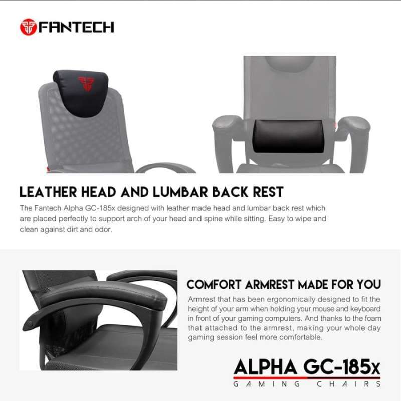 Jual Fantech Alpha Gc185x Kursi Kantor Kursi Gaming Berkualitas Di ...