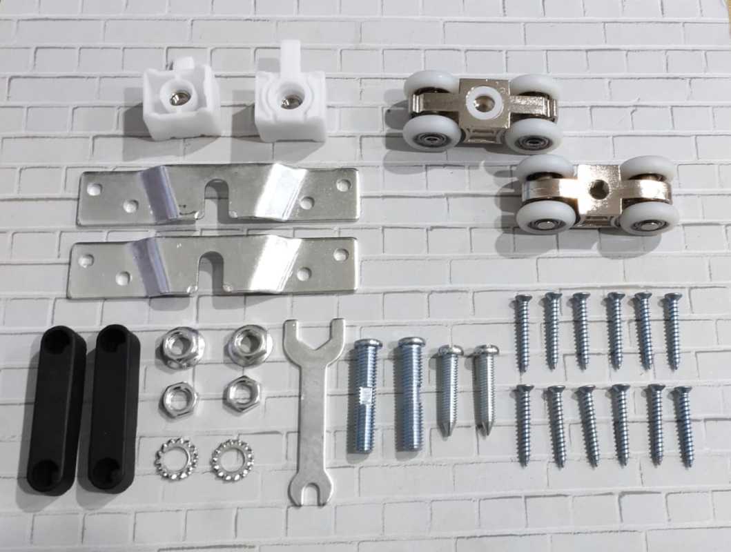 Promo Roda Rel Pintu Sliding (geser / Dorong ) Gantung - Roda Atas Rel ...