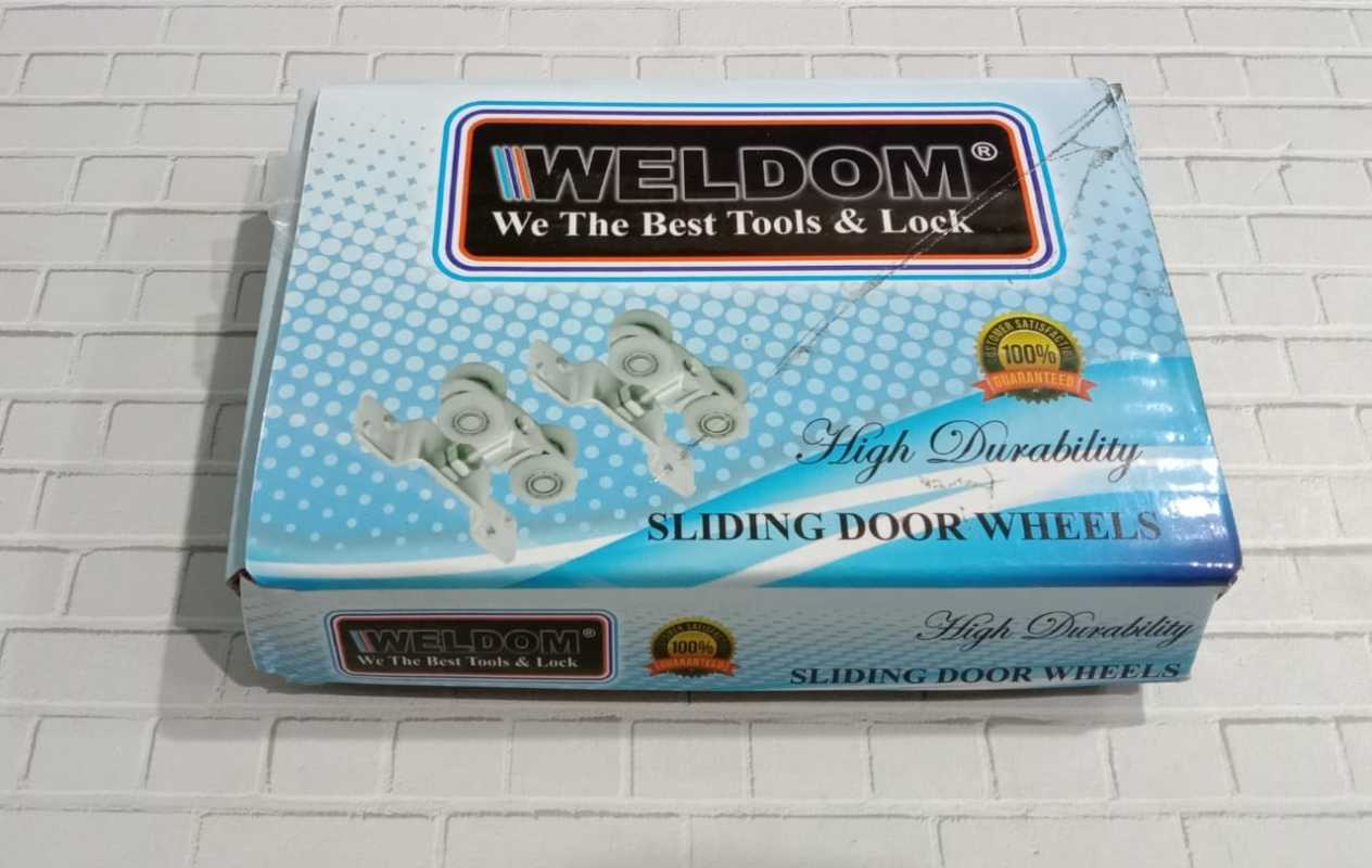 Promo Roda Rel Pintu Sliding (geser / Dorong ) Gantung - Roda Atas Rel ...