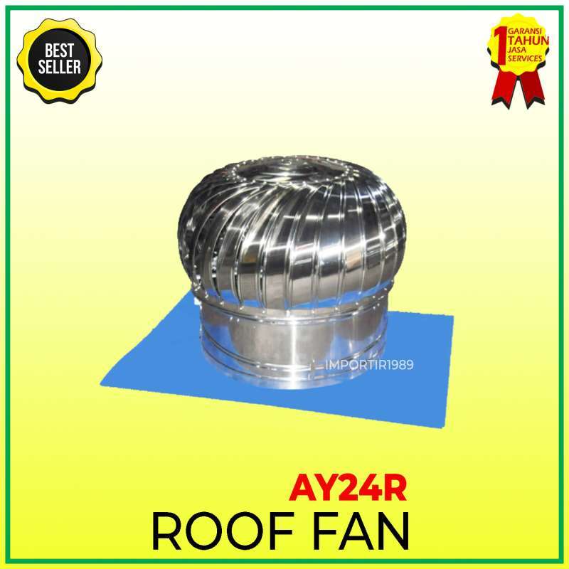 Jual Turbine Ventilator Ventilasi Blower Atap Rumah / Pabrik 24 Inch ...