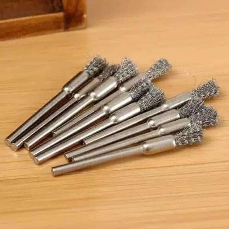 Jual Mata Bor Sikat Sapu Kawat Silver / Mata Tuner Sikat Kawat Baja ...