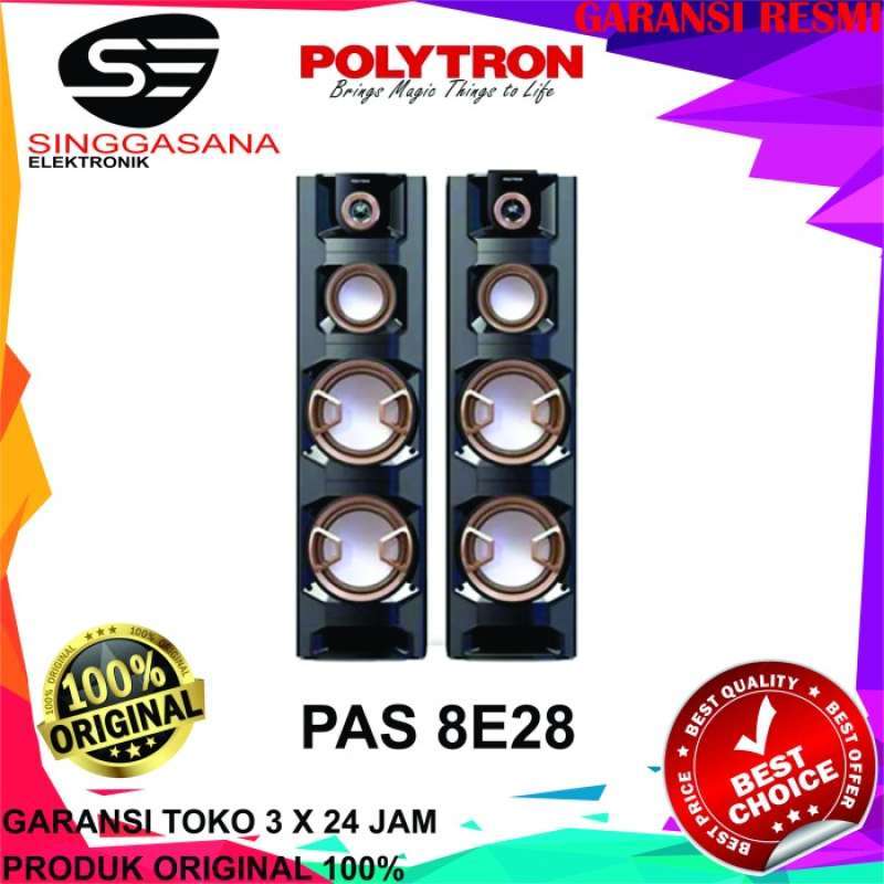 Jual SPEAKER AKTIF POLYTRON PAS 8E28 / PAS8E28 / PAS-8E28 Bluetooth ...