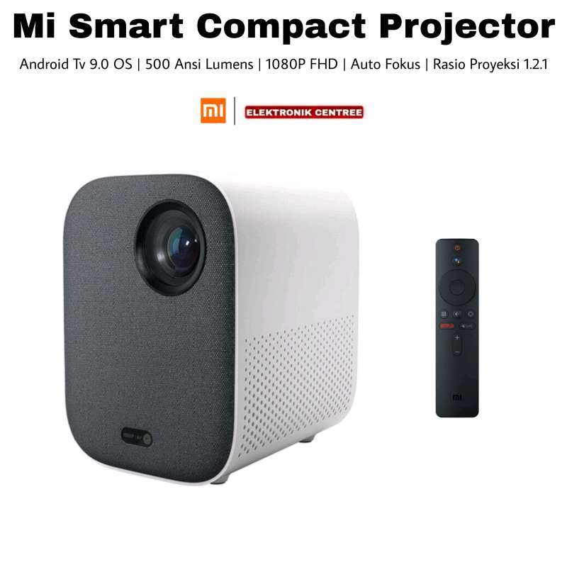 Jual Xiaomi Mi Smart Compact Projector 1080P FHD 500 Ansi Lumens - Mi ...
