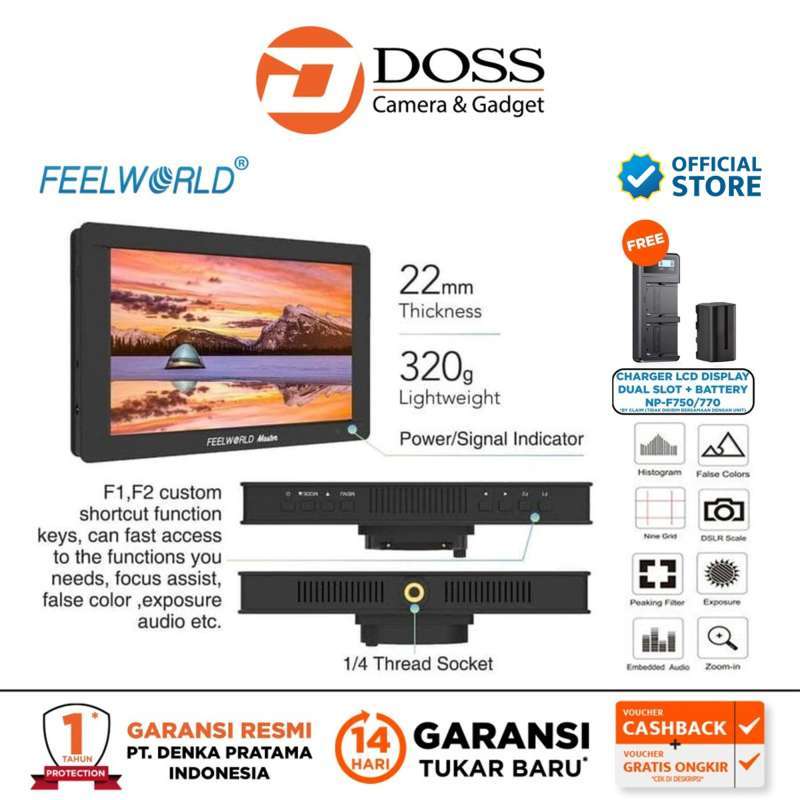 Jual Feelworld Ma7S On-Camera Field Monitor di Seller Doss Official ...