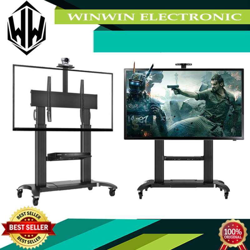 Promo NORTH BAYOU STAND 60-100 INCH NBCF100. NB CF100 MOBILE CART ...
