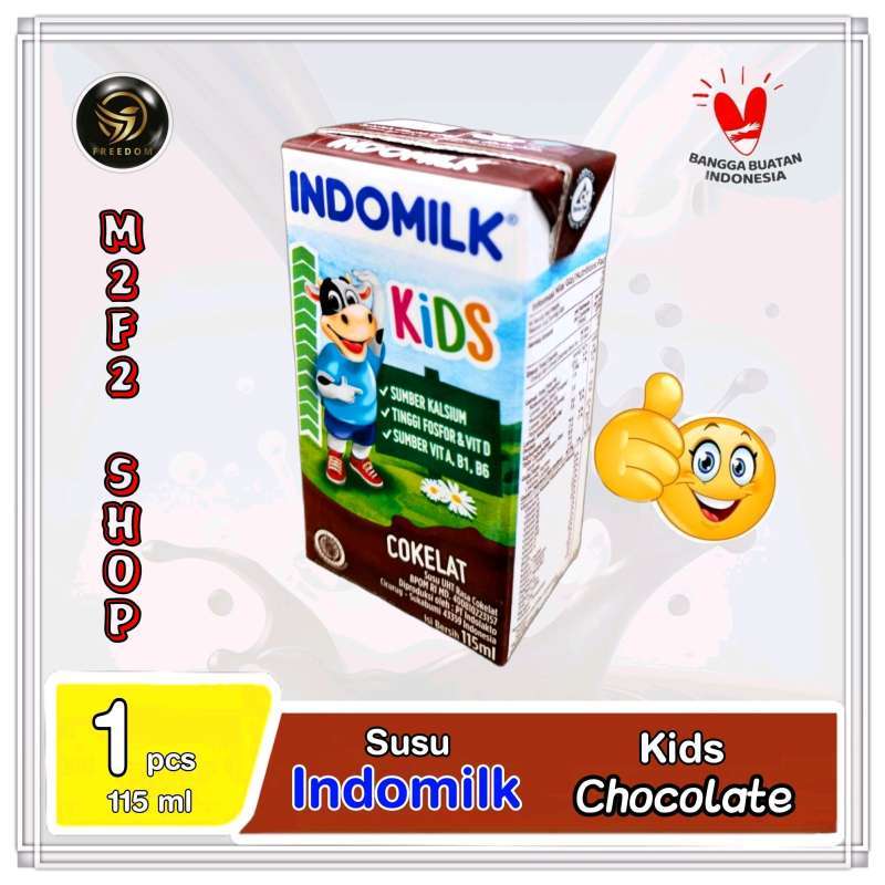 Promo Susu Indomilk Kids Kotak UHT Cokelat - 115 ml (Kemasan Satuan) Diskon 11% di Seller M2F2 ...