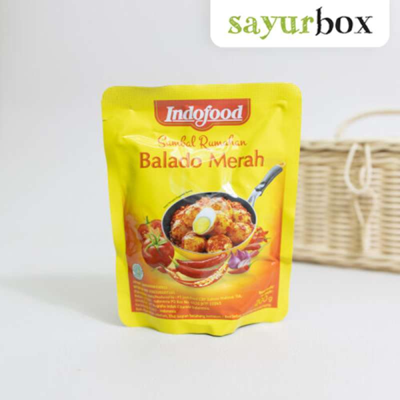 Jual Indofood Sambal Balado Merah Pouch 200 gram Sayurbox - JKT di ...