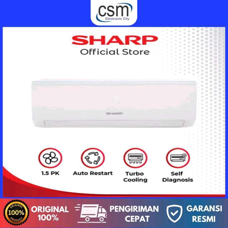 Jual Ac Sharp 1,5 Pk Ah-a12ucyn 1,5 Pk R32 [indoor+outdoor Unit Only ...