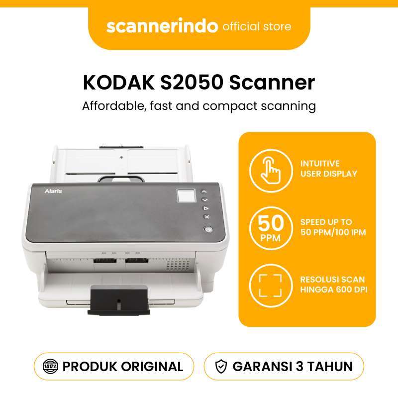 Jual Scanner Kodak Alaris S2050 S 2050 S-2050 di Seller scannerindo ...