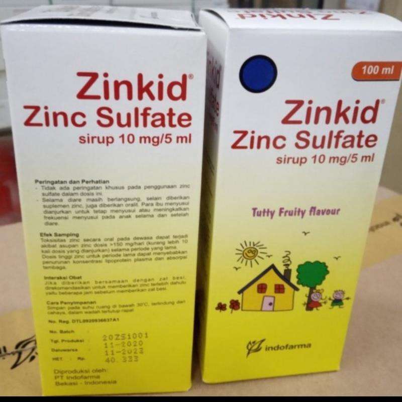Jual Original Zinc,,Kid,,Sirup,,100ml,,Zinc,,sulfate di Seller Zona ...
