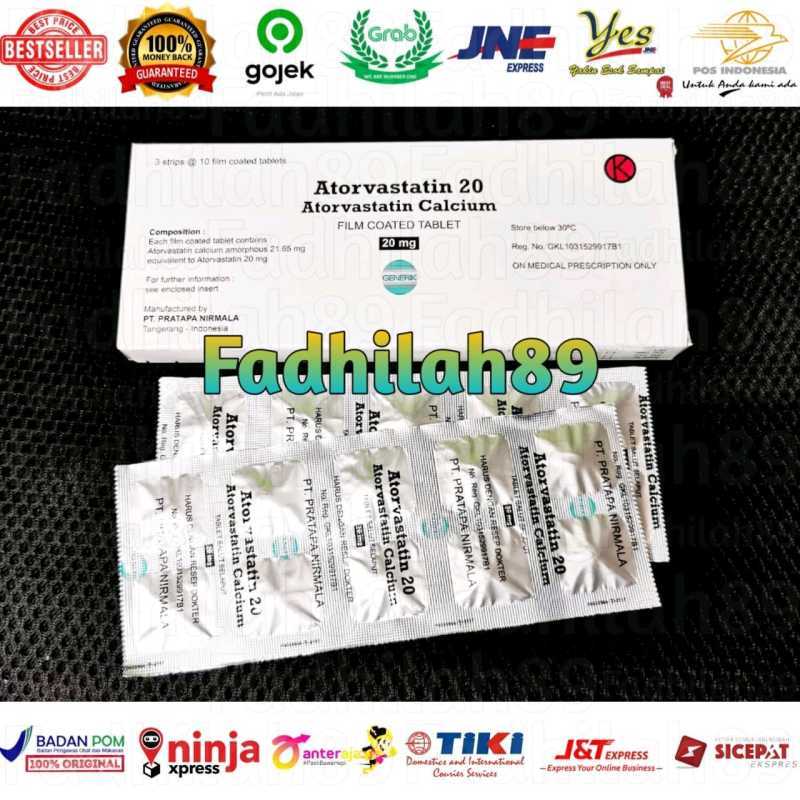 Promo Atorvastatin 20 Mg Fahrenheit Box ORIGINAL (30 Tablet) Diskon 13% ...