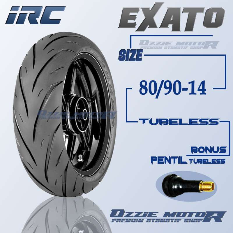 Jual Irc Exato Nr88 80/90-14 Ban Tubeless Sporty Style Motor Beat Mio ...