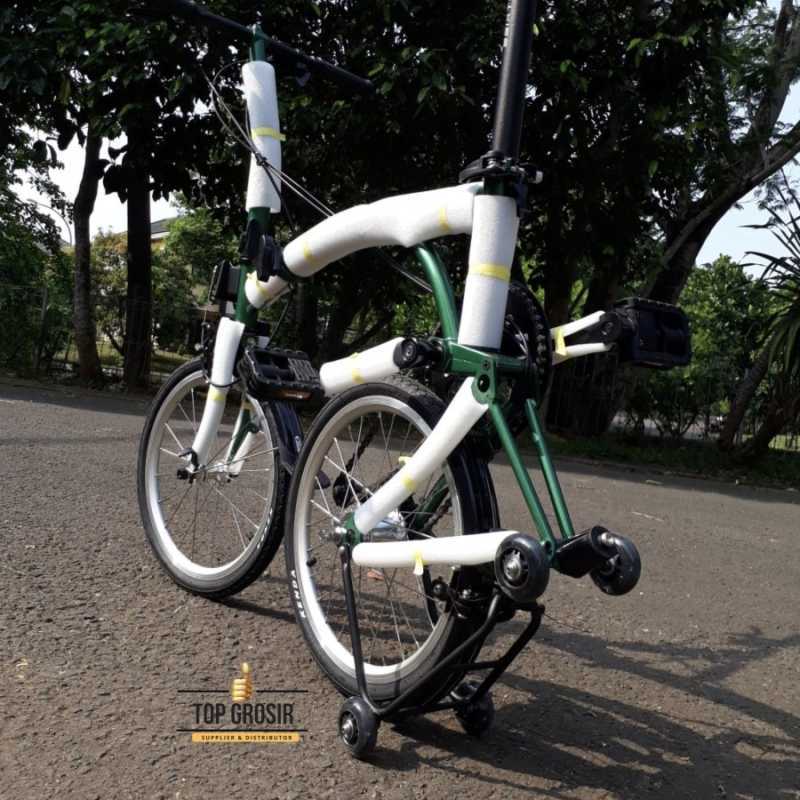 Jual Sepeda Lipat 3sixty Trifold 2020 Not Brompton Hijau Di Seller ...