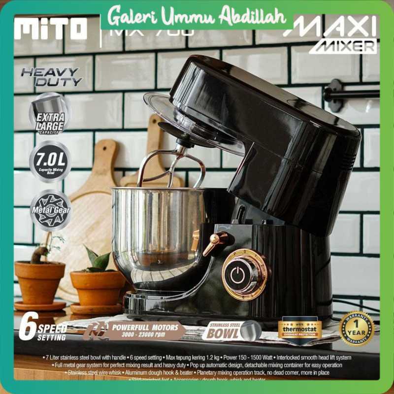 Promo Mito Mx 700 Stand Mixer Mx-700 Maxi Mixer Heavy Duty Mx 700 Mixer ...