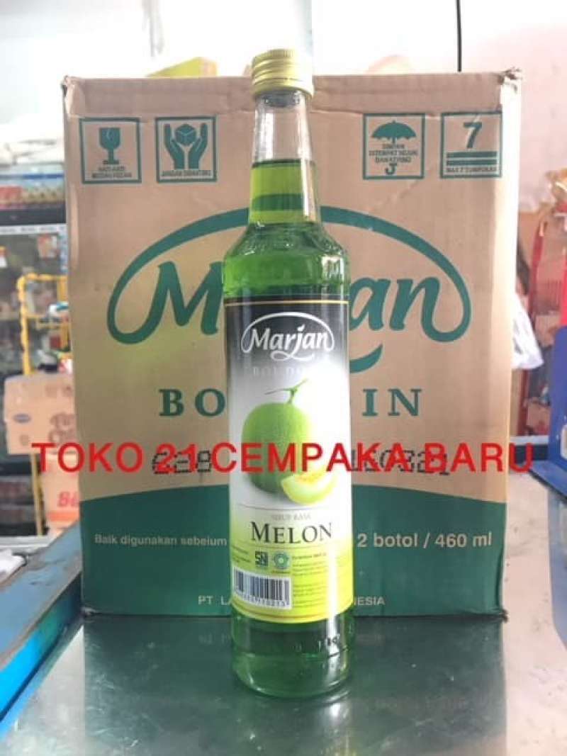 Jual MARJAN BOUDOIN SIRUP MELON 1 KARTON isi 12 BOTOL | Syrup Sirop ...