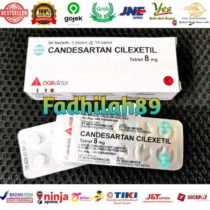 Promo Candesartan 8 Mg Dexa.OGB Strip ORIGINAL (10 Tablet) Obat ...