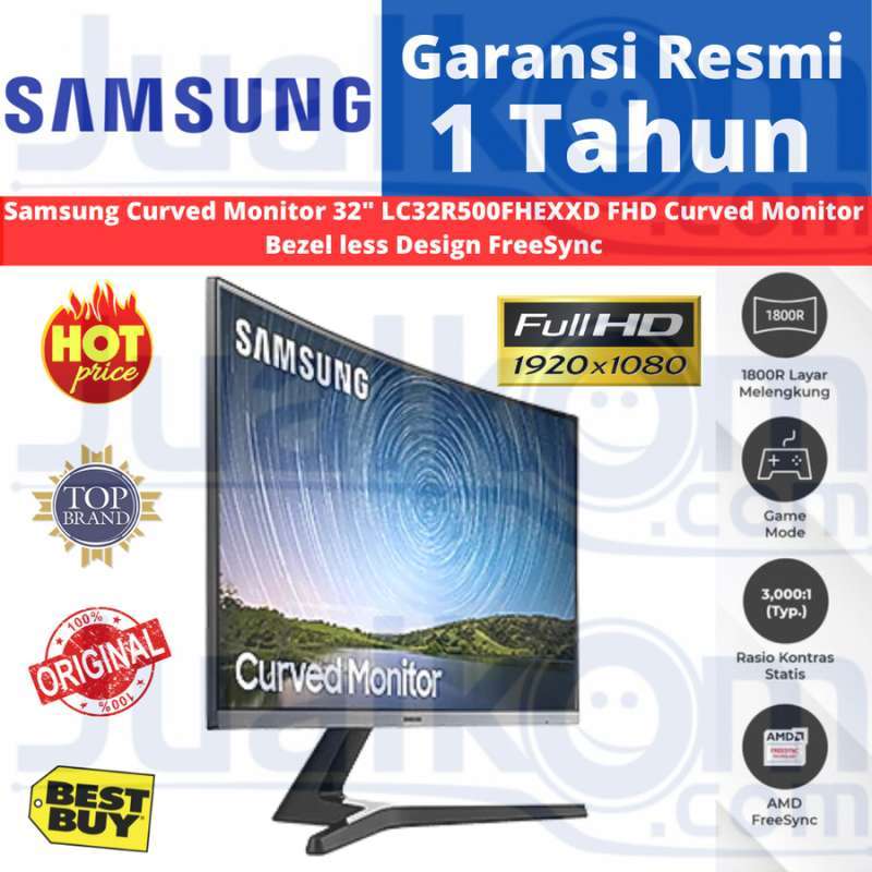 Jual Monitor Led Samsung Curved 32 Lc32r500fhexxd Fhd Di Seller Jualkom ...