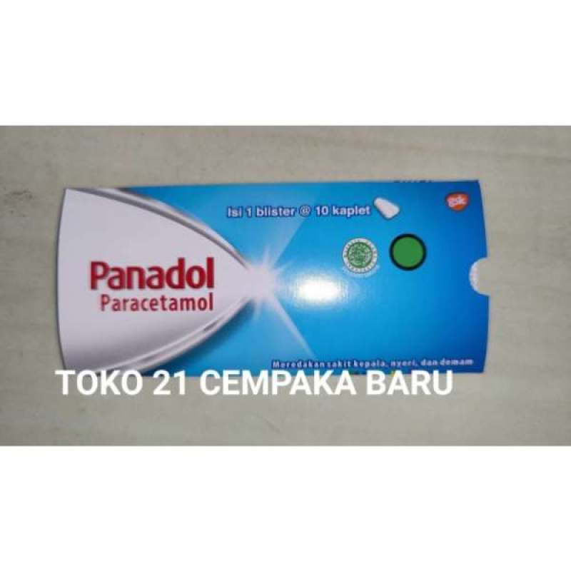Jual Obat PANADOL BIRU PARACETAMOL 1 STRIP | Sakit Kepala Demam Nyeri ...