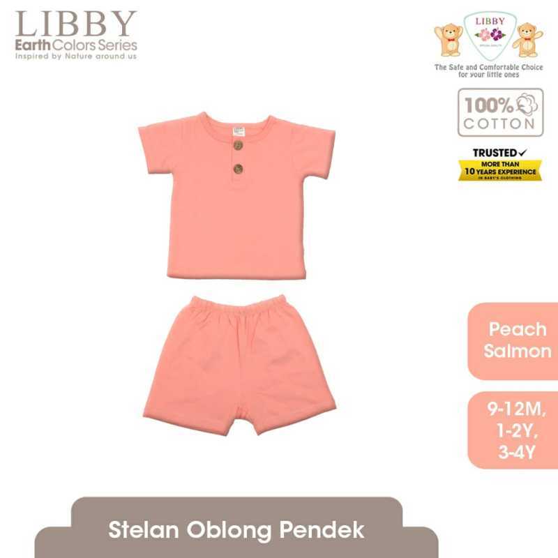 Promo Libby Earth Third Series Setelan Pendek Anak Warna Baru - PEACH ...