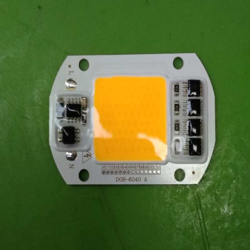 Jual Jual HPL 50W High Power LED 50 Watt 220v AC Warm White flood light ...