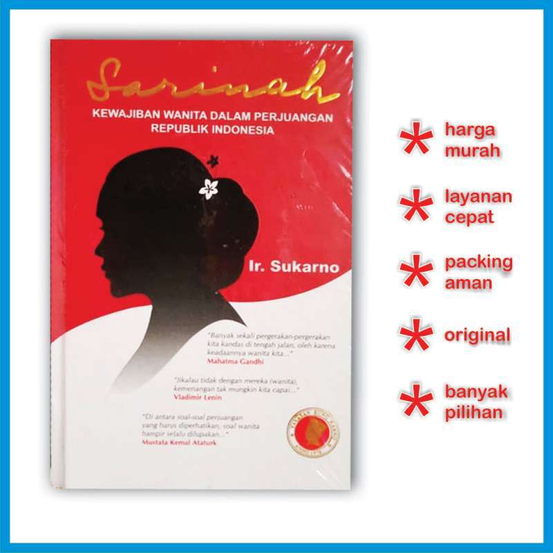 Jual BUKU SARINAH KARYA SUKARNO ORIGINAL HC di Seller TOKO BUKU MURAHJAYA OFFICIAL - Kab. Sleman ...