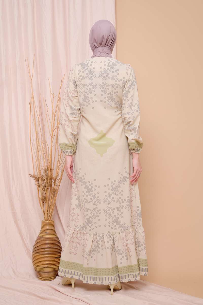 Jual BIA x Revalina S Temat - Roza Dress - Edisi Yunani - Beige S di ...