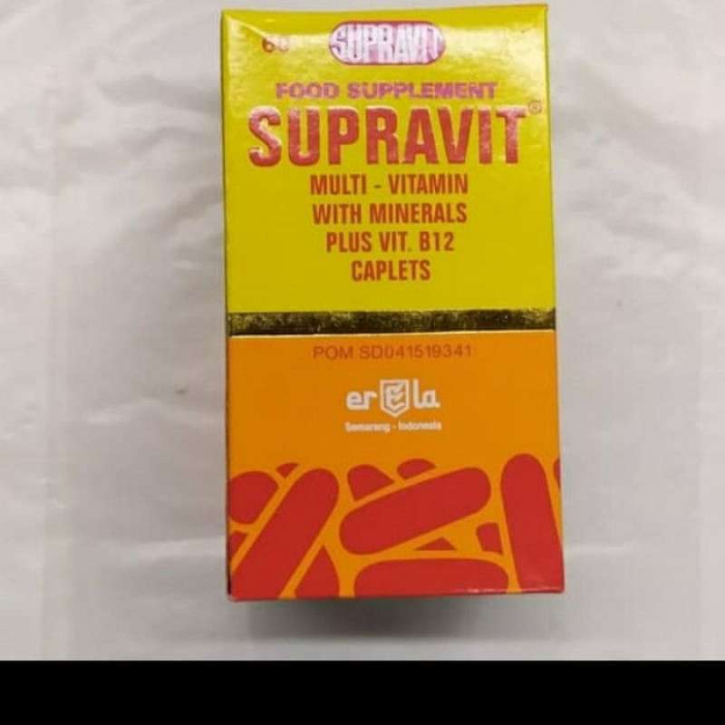 Jual Supravit Multivitamin Per Box Di Seller Jakarta Health Center ...