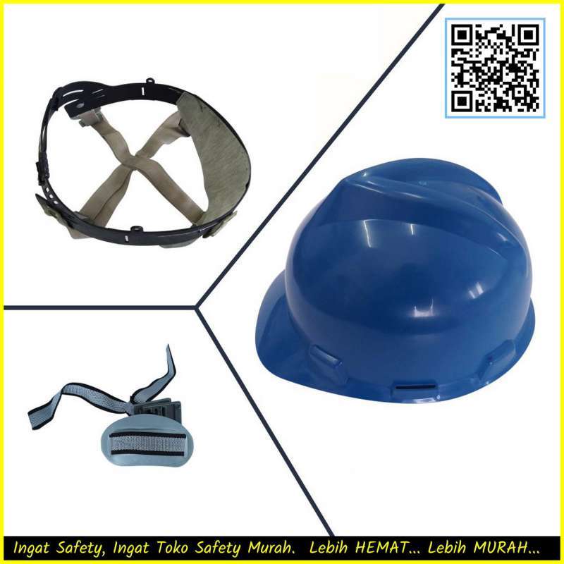Jual Helm Safety Proyek Merk A3 (helmet + Sarang Inner + Tali Dagu ...