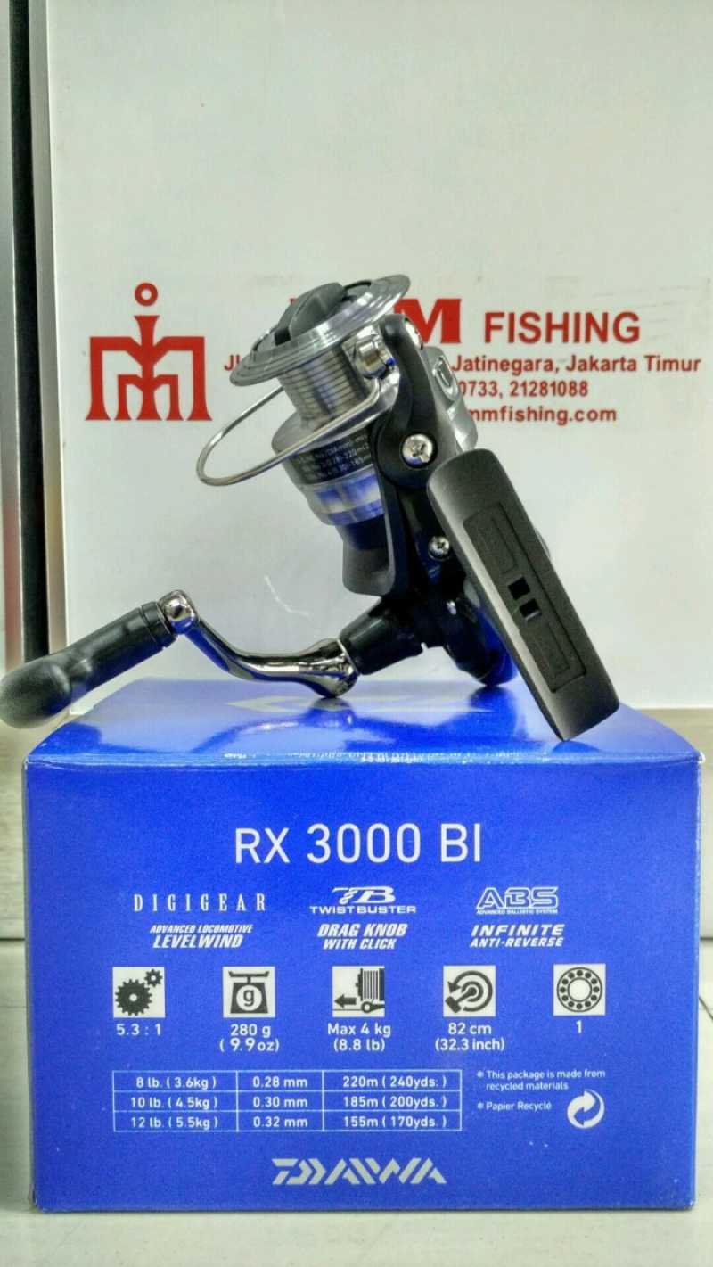 Promo Reel Daiwa Rx 3000 Bi Diskon 20% Di Seller Jaya 01 - Wanajaya, Kab. Bekasi | Blibli