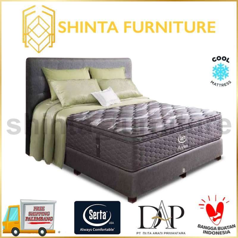 Jual Matras Springbed Serta Andes/ Kasur Serta New Andes Cool Fiber ...