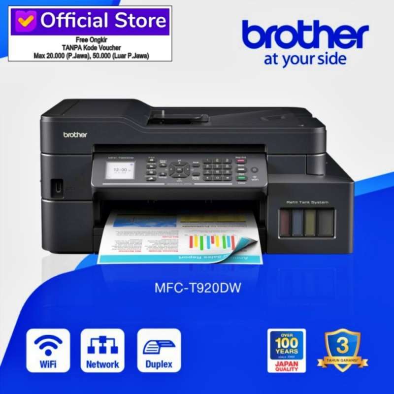 Promo Printer Brother T920 DW Diskon 2% di Seller MEGACOMP Official ...