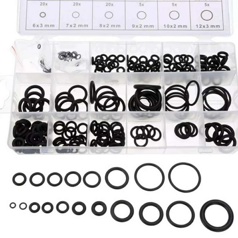 Promo Seal Oring Karet 1 Set Sil Cincin O-ring Rubber Gasket 18 Sizes Diskon 20% Di Seller ...