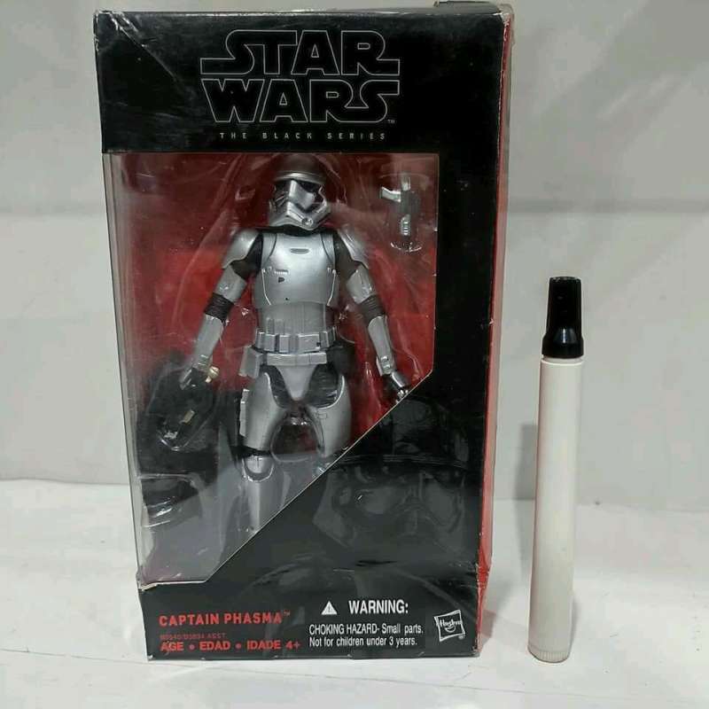 Jual Mainan Action Figure Captain Phasma Star Wars Black Series Hasbro ...