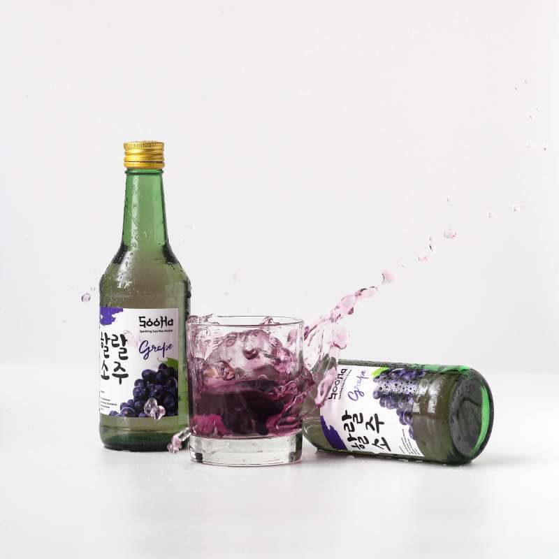 Jual Sparkling Soju - Soju Non Alcohol - Sooha - Rasa Grape Di Seller ...