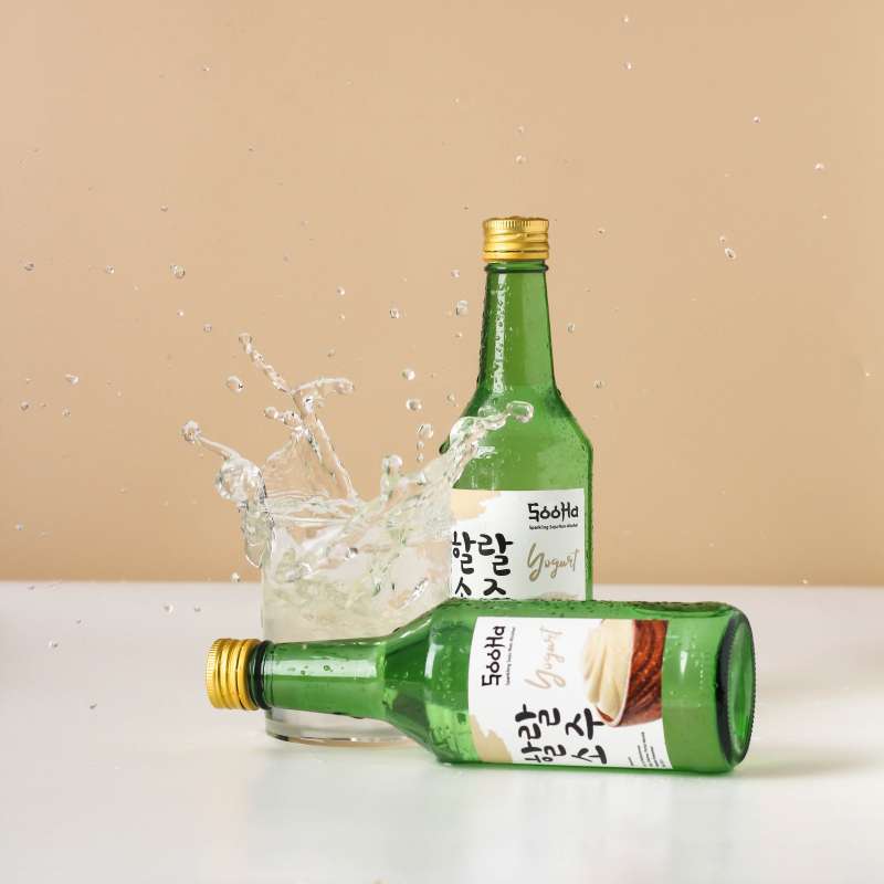 Jual Sparkling Soju - Soju Non Alcohol - Sooha - Rasa Yogurt di Seller ...