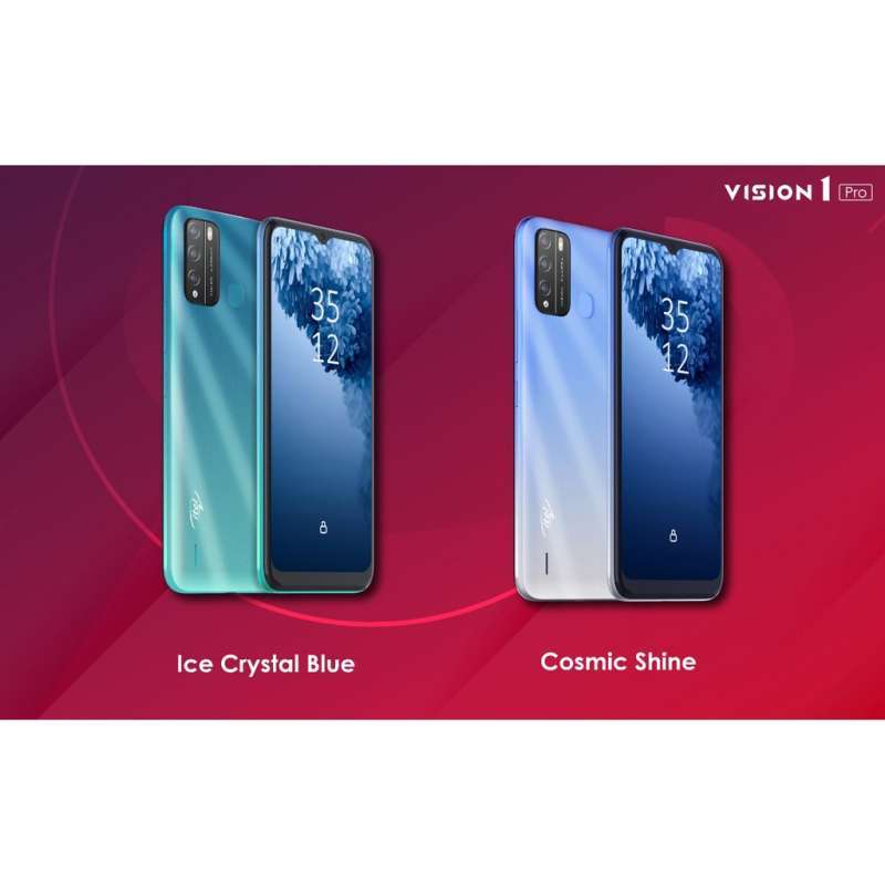 Jual Itel Vision 1 Pro Smartphone [3 Gb/ 32 Gb] Garansi Resmi - Ice Crystal Blue Di Seller Jacom ...