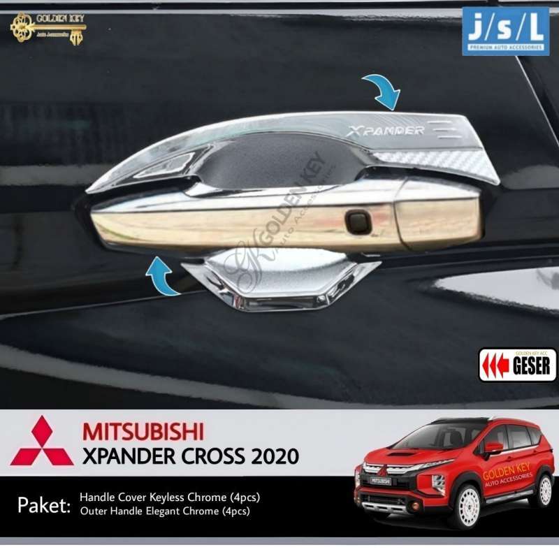 Jual PAKET Xpander Cross 2020 Cover Handle Keyless + Outer Handle ...