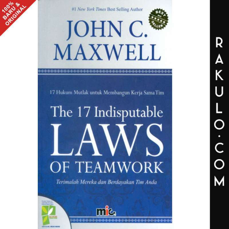 Jual Buku 17 Indisputable Laws Of Teamwork: 17 Hukum Mutlak by John C ... Jual Buku 17 Indisputable Laws Of Teamwork: 17 Hukum Mutlak by John C ...