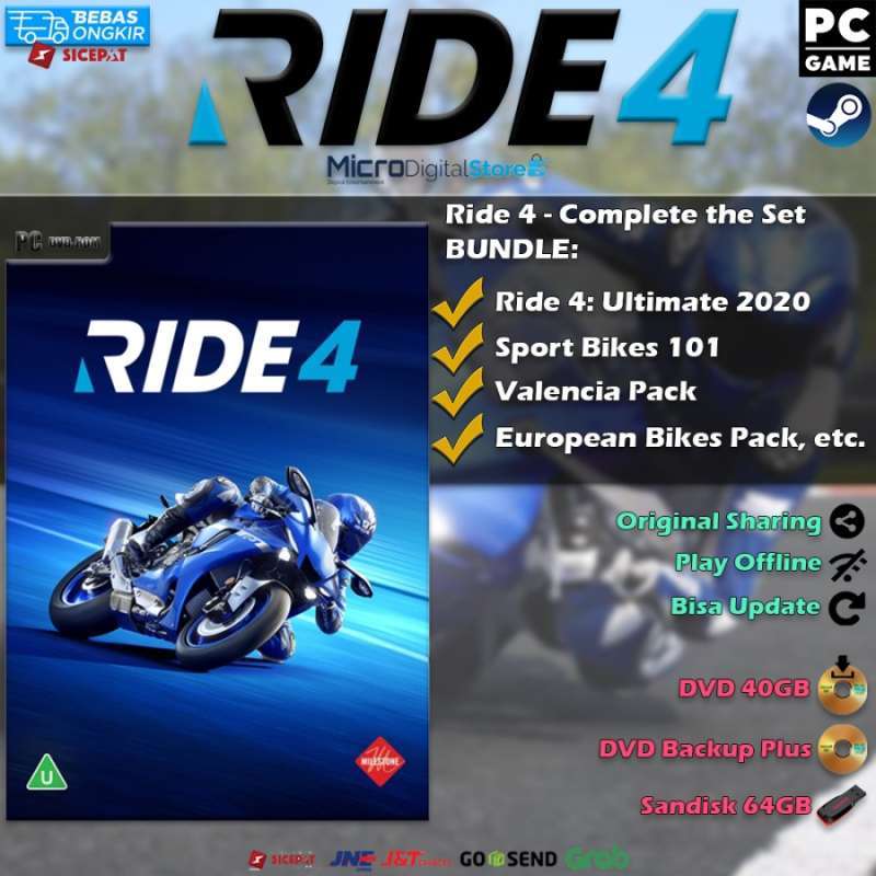 Jual Ride 4: Complete the Set BUNDLE PC Original - DVD BACKUP PLUS di ...